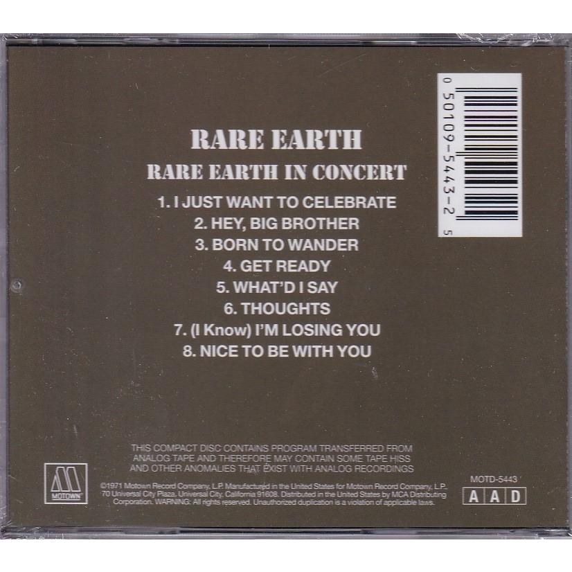 【新品CD】 Rare Earth / In Concert : 9957 : ユークリッド Yahoo!店 - 通販 - Yahoo!ショッピング