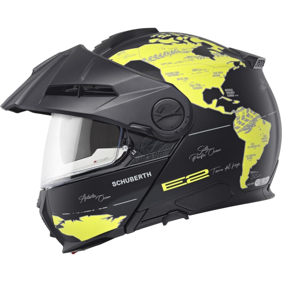 Schuberth E2 Atlas シューベルト フリップアップヘルメット / ブラック・イエロー : ユーロライダー - 通販 - Yahoo!ショッピング