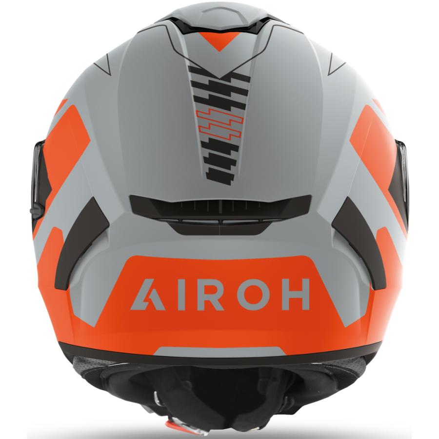 AIROH（アイロー） Spark Rise ヘルメット / グレー・オレンジ : ユーロライダー - 通販 - Yahoo!ショッピング