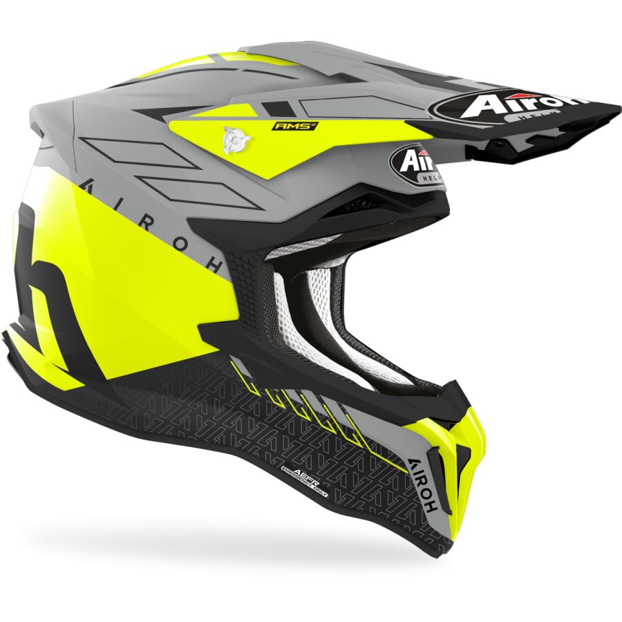 AIROH Airoh アイロー Strycker Skin ヘルメット / イエローマット : ユーロライダー - 通販 - Yahoo ...