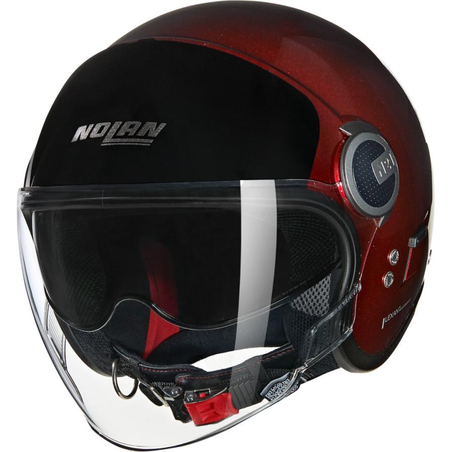 NOLAN Nolan ノーラン N21 Visor 06 Verniciatura Speciale ジェットヘルメット/ レッドマット・ブラック : ユーロライダー - 通販 ...