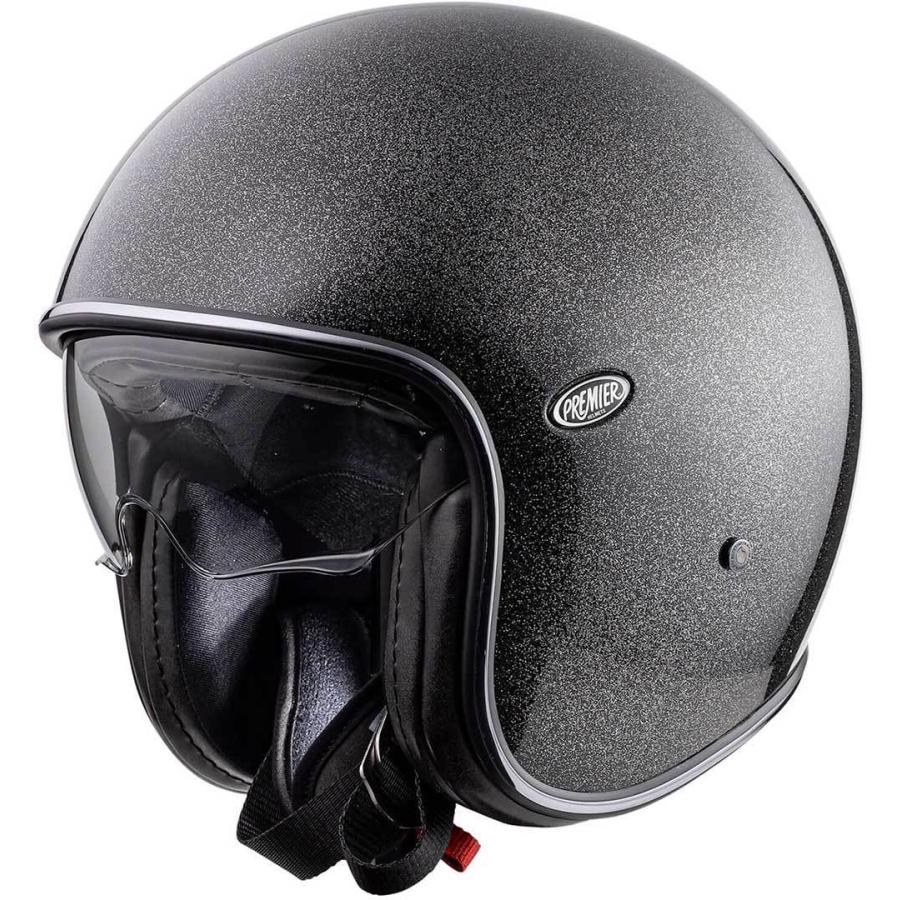 Premier Vintage U9 Glitter Silver プレミア ジェットヘルメット : ユーロライダー - 通販 - Yahoo!ショッピング