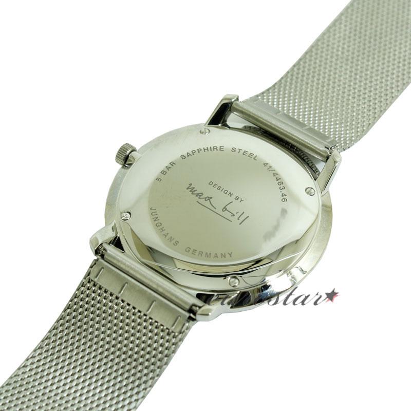 ユンハンス マックス ビル 041 4463 46 クオーツ 腕時計 メンズ サファイアクリスタル JUNGHANS Max Bill 041/4463.46 : 2052870342 ...