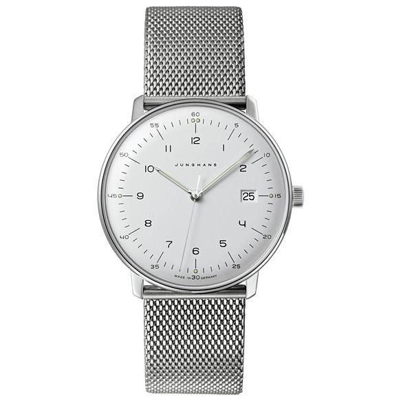Junghans（ユンハンス） マックス ビル 041 4461 02M クオーツ サファイアクリスタル 腕時計 メンズ JUNGHANS Max Bill 041/4461.02M メタル ...