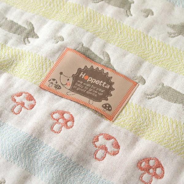 Hoppetta ホッペッタ ラパンラパン ガーゼケット ベビーサイズ ふくふくガーゼ 6重ガーゼ FICELLE フィセル 日本製 約90×110cm :57-5419:木のおもちゃ ユーロ ...
