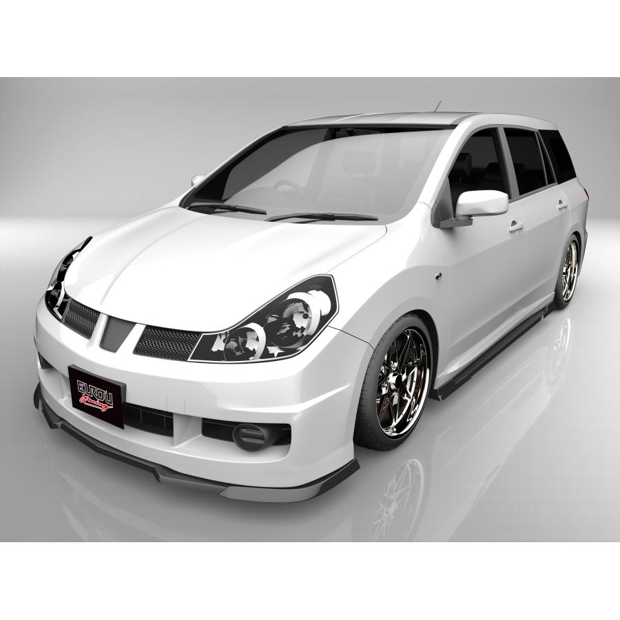 ウィングロード Y12 NY12 JY12 フロントアンダースポイラー サイドステップ 2点キット エアロパーツ : EUROU - 通販 ...