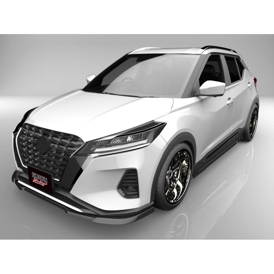 キックス P15 RP15 SNP15 フロントアンダースポイラー サイドステップ 2点キット エアロパーツ : EUROU - 通販 ...