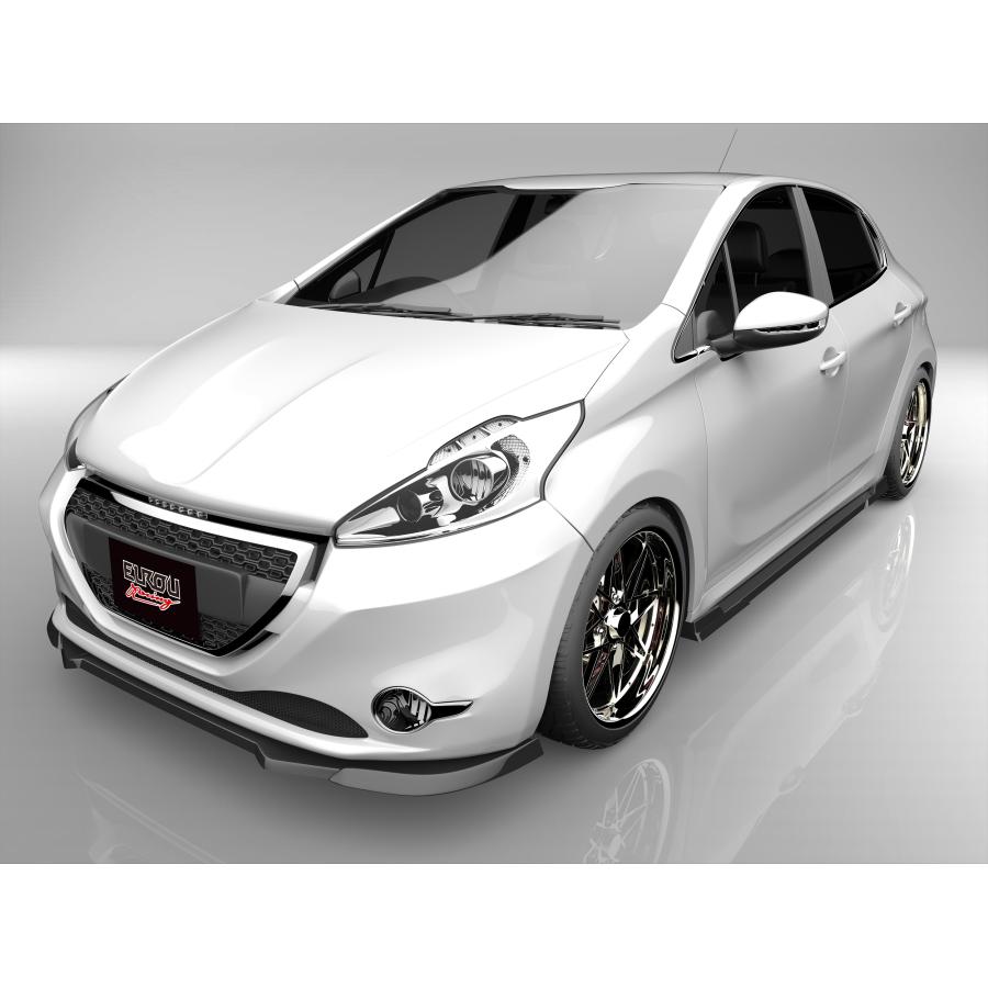 プジョー208 A9CHM01 前期 フロントアンダースポイラー サイドステップ 2点キット エアロパーツ : EUROU - 通販 - Yahoo!ショッピング