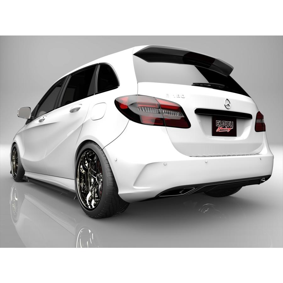 メルセデスベンツ Bクラス W246 AMGスポーツ 246242 246246 後期 フロントアンダースポイラー サイドステップ 2点キット ...