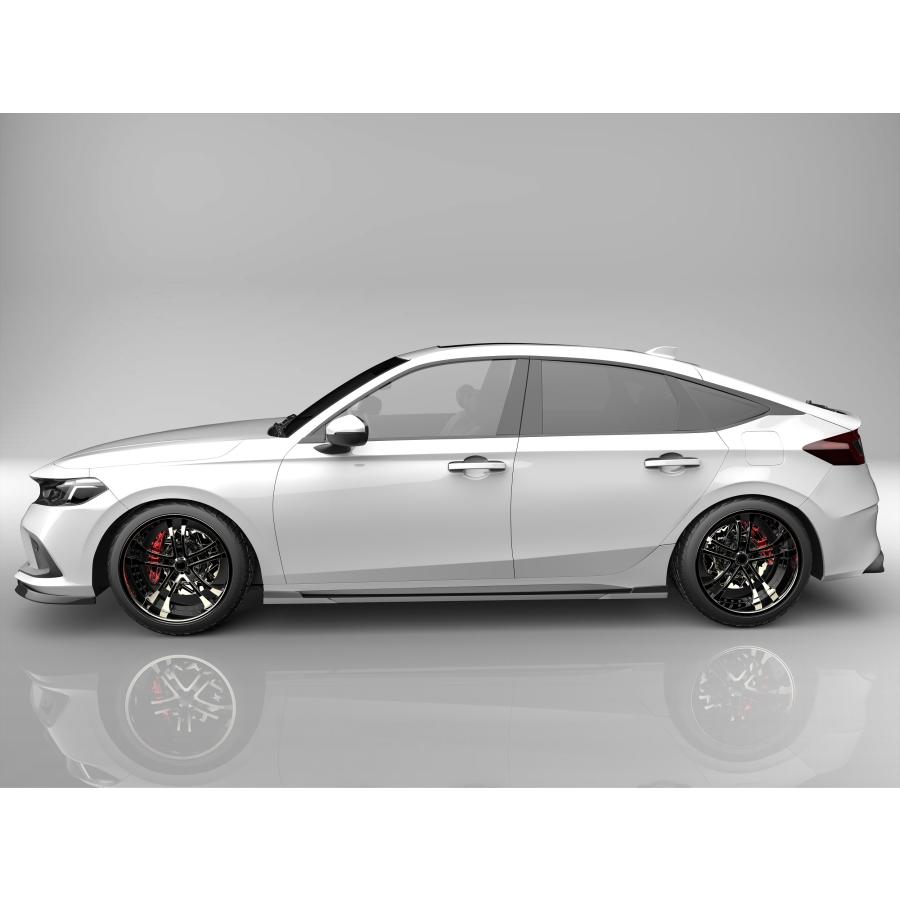 シビック FL1 FL4 フロントアンダースポイラー サイドステップ 2点キット エアロパーツ : EUROU - 通販 - Yahoo!ショッピング