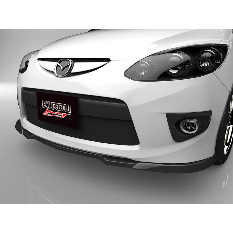 デミオ DE3FS DEJFS DE3AS DE5FS 前期 フロントアンダースポイラー サイドステップ 2点キット エアロパーツ ...