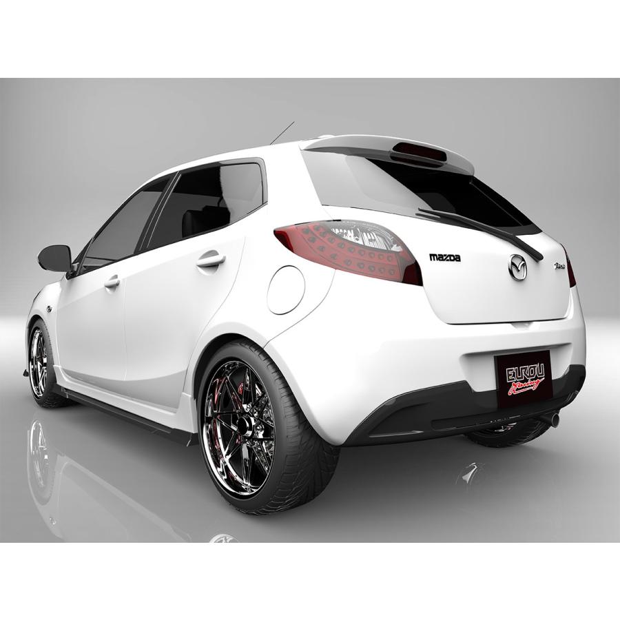 デミオ DE3FS DEJFS DE3AS DE5FS 前期 フロントアンダースポイラー サイドステップ 2点キット エアロパーツ ...