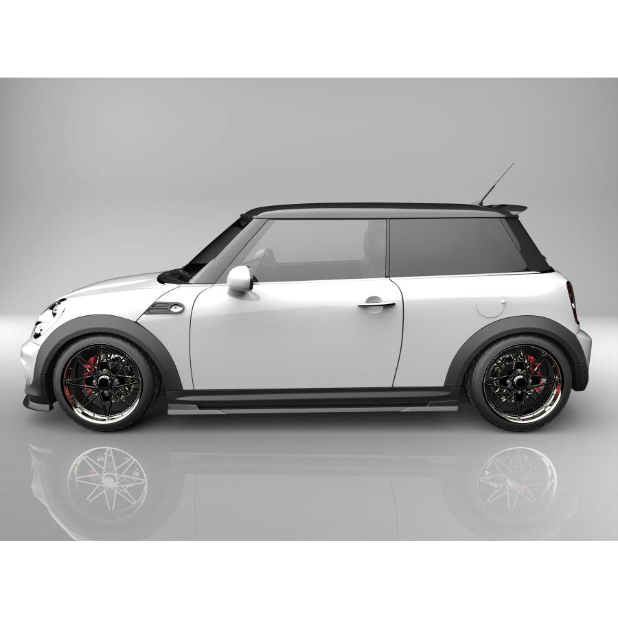 MINI クーパー R56 MF16 SU16 フロントアンダースポイラー サイドステップ 2点キット エアロパーツ : EUROU - 通販 ...