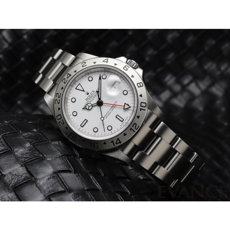 エクスプローラーII 【中古】 ロレックス 16570 ホワイト V番 メンズ ROLEX : エバンス ヤフー店 - 通販 - Yahoo!ショッピング