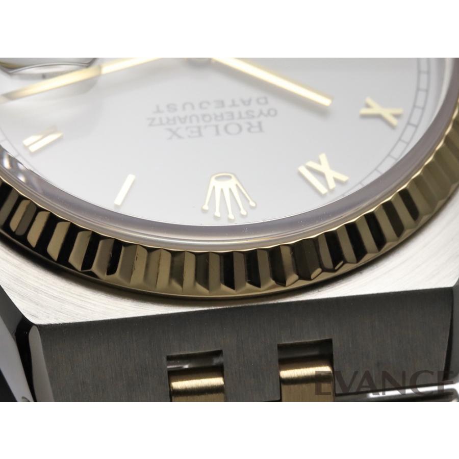 【中古】 ロレックス オイスタークォーツ デイトジャスト 17013 ホワイト 91番台 メンズ ROLEX : 01100002 ...