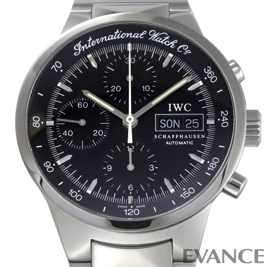 IWC SCHAFFHAUSEN 【中古】 GST クロノグラフ IW370706(3707-006) ブラック メンズ : エバンス ヤフー店 - 通販 - Yahoo!ショッピング