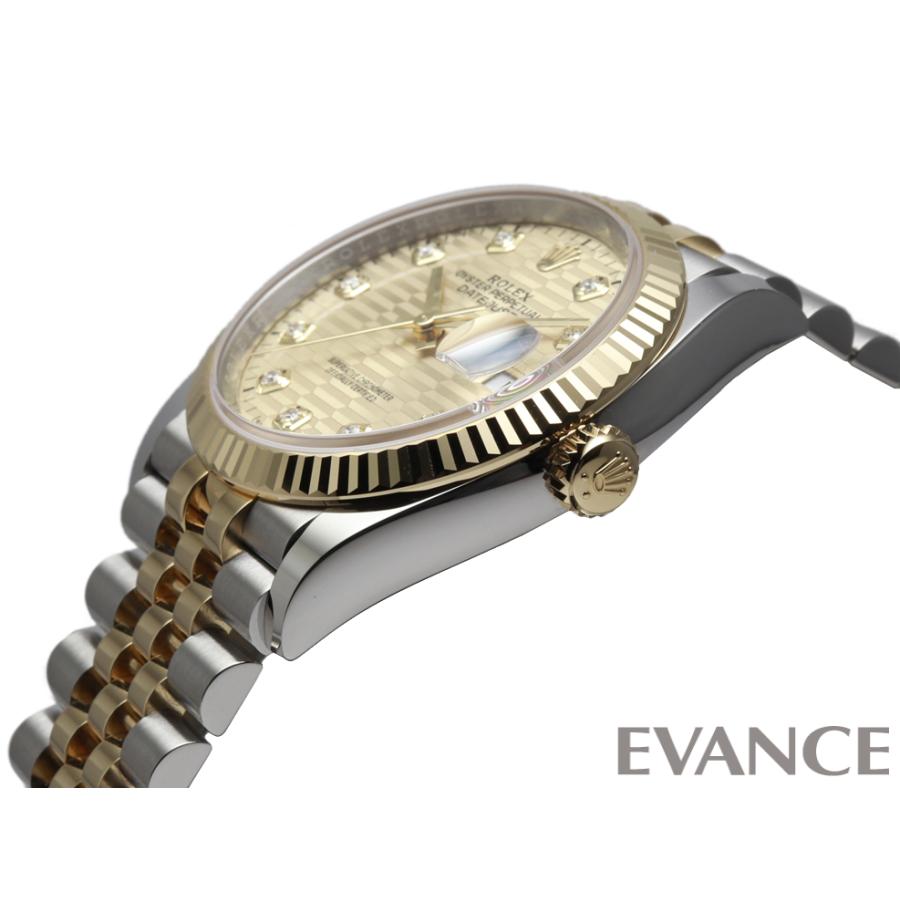 デイトジャスト 【新品】 ロレックス 36 126233G ゴールデン フルーテッドモチーフ メンズ ROLEX : エバンス ヤフー店 ...