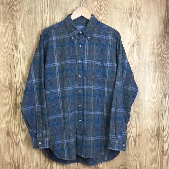 USA製 70s PENDLETON ペンドルトン ボタンダウン ウールシャツ チ メンズ M 70年代 s24102896 : 古着屋 BUGZ - 通販 - Yahoo!ショッピング