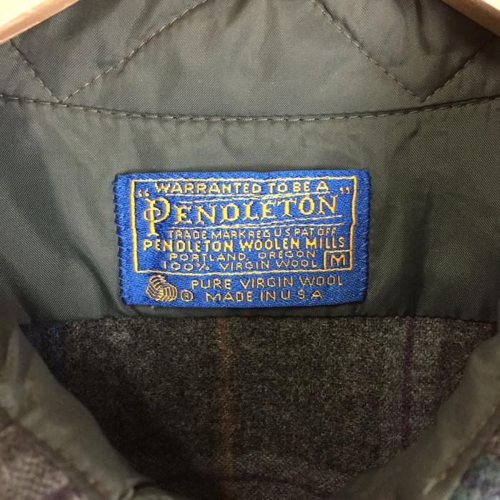 USA製 70s PENDLETON ペンドルトン ボタンダウン ウールシャツ チ メンズ M 70年代 s24102896 : 古着屋 BUGZ - 通販 - Yahoo!ショッピング