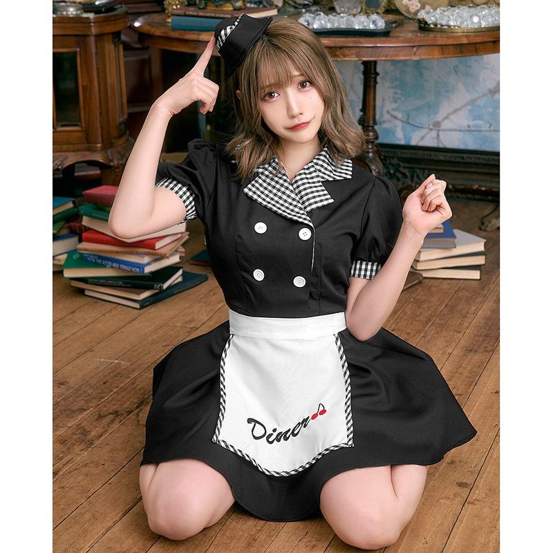 ハロウィンコスチューム ブラックダイナーガール [衣装 仮装 コスプレ コスチューム ハロウィーン] : 販促イベント屋 - 通販 - Yahoo!ショッピング
