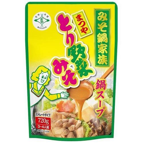 まつや とり野菜みそ鍋スープ 720g×16個 : 紀州和歌山てんこもり - 通販 - Yahoo!ショッピング