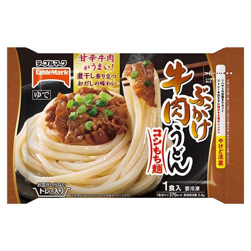 テーブルマーク お皿がいらない ぶっかけ牛肉うどん 288g×12個（冷凍食品）コシのあるくびれ麺 甘辛牛肉がうまい 煮干し香り立つおだしの味わい : 紀州和歌山てんこもり - 通販 ...
