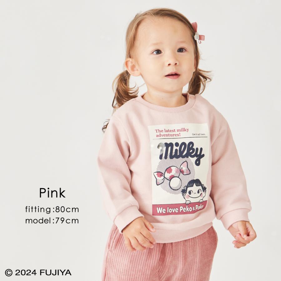 ever closet ペコちゃん 子供服 トレーナー キッズ服 ベビー服 ベビーウェア 赤ちゃん服 女の子 男の子 長袖 トップス キッズトレーナー スウェット : ever closet ...
