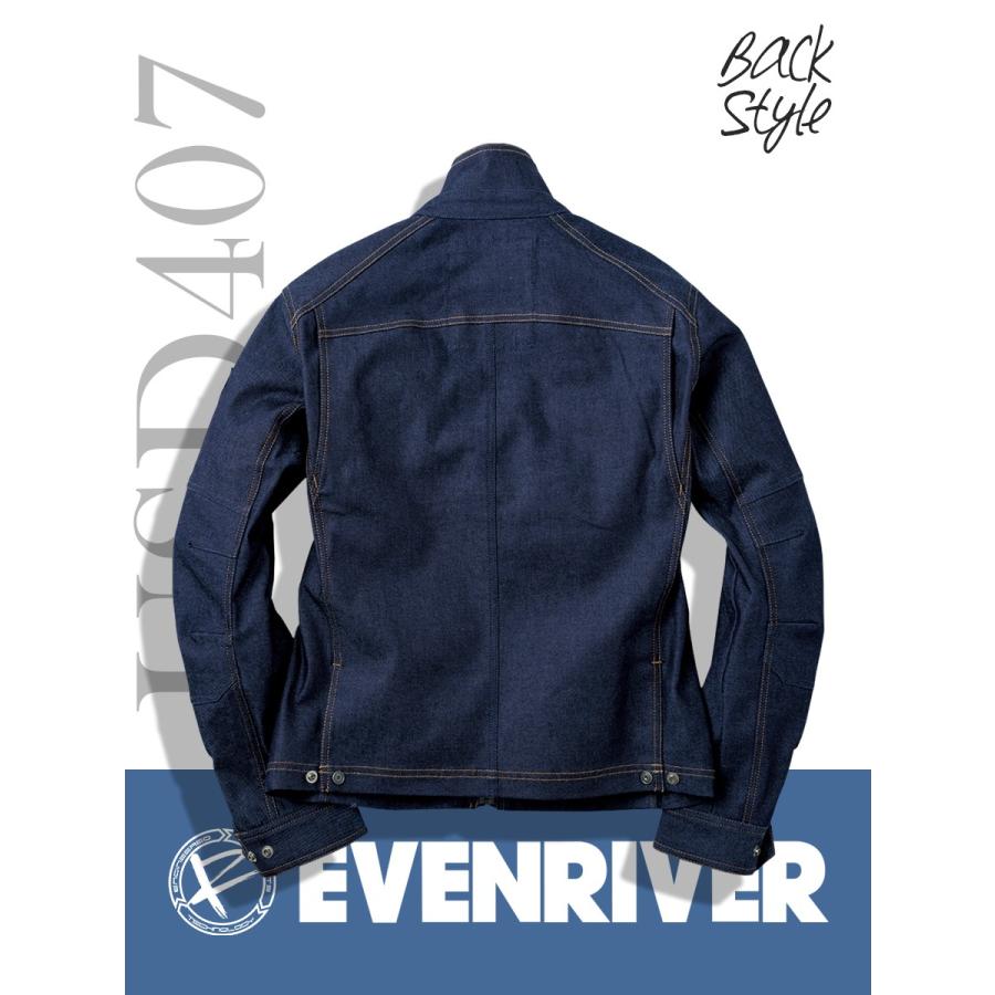 EVENRIVER ストレッチ デニム ブルゾン 作業服 作業着 カジュアル インディゴ オールシーズン EVENRIVER（イーブンリバー）USD407『S〜LL』 : エベレストワーク ...