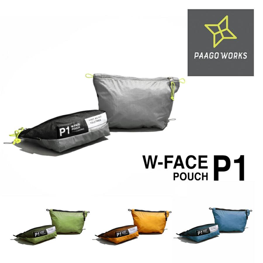 PAAGO WORKS パーゴワークス W-FACE ポーチ 1 : EVER FIELD Yahoo!ショップ - 通販 - Yahoo ...