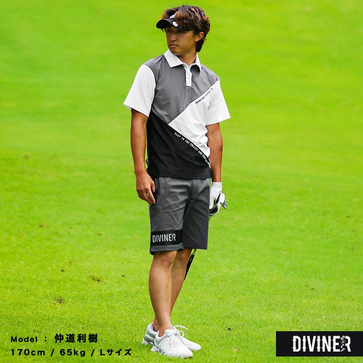 【DIVINER GOLF】ゴルフパンツ メンズ ハーフパンツ ゴルフウェア メンズ ショートパンツ ストレッチ 膝上 ストレッチパンツ 夏 ...