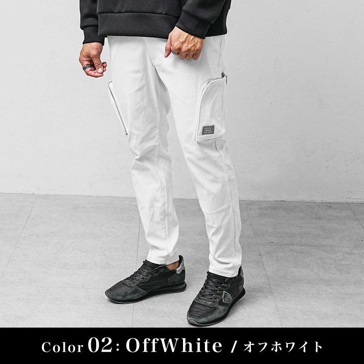 VIOLA rumore ヴィオラ カーゴパンツ メンズ 総柄 ブランド ストレッチパンツ 裾リブ 春 春秋 ちょいワル お兄系 オラオラ系 ...