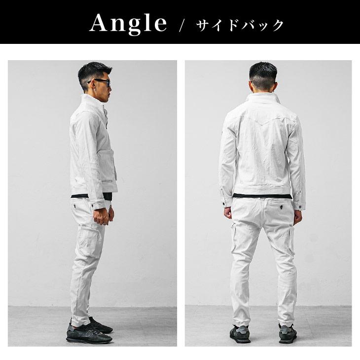 VIOLA rumore ヴィオラ セットアップ メンズ 春 ブランド ブルゾン 総柄 カーゴパンツ 春秋 上下セット ちょいワル お兄系 ...