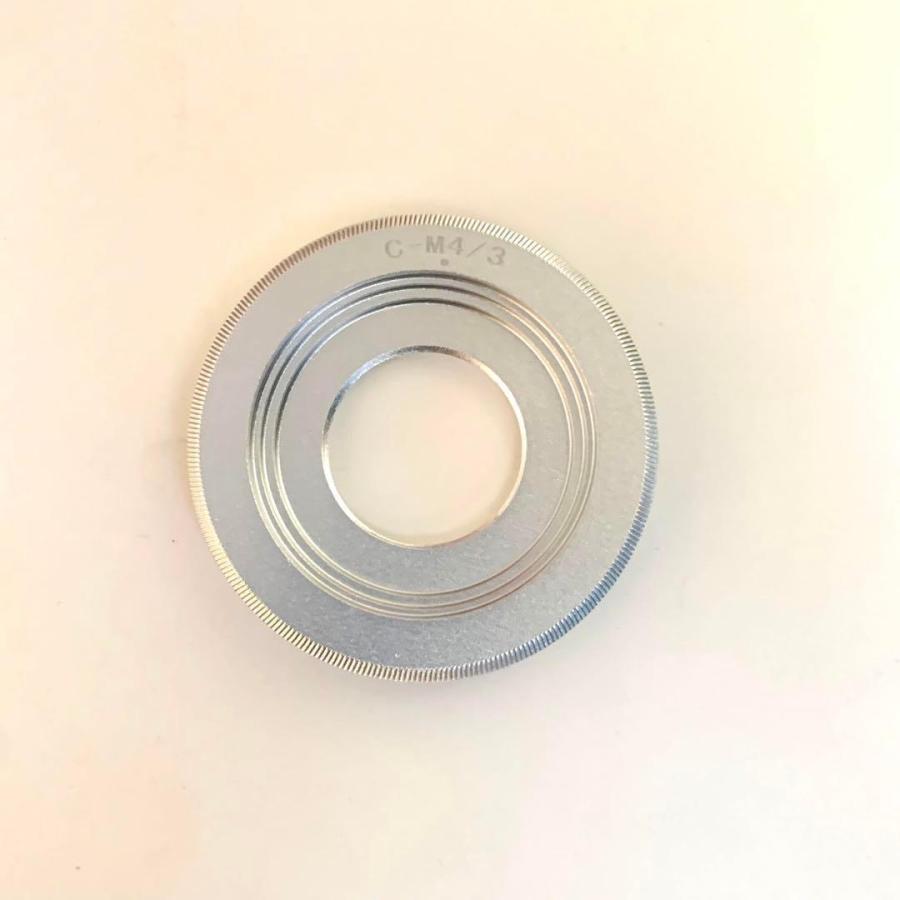 Cマウント変換アダプター マイクロフォーザーズマウントカメラ用 : エバーグリーンファクトリー - 通販 - Yahoo!ショッピング