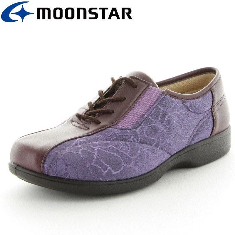 MoonStar（ムーンスター） らくらく L007 女性用 両足 3E 軽量 撥水加工 シニア向けカジュアルシューズ : 介護用品エバースマイル - 通販 - Yahoo!ショッピング