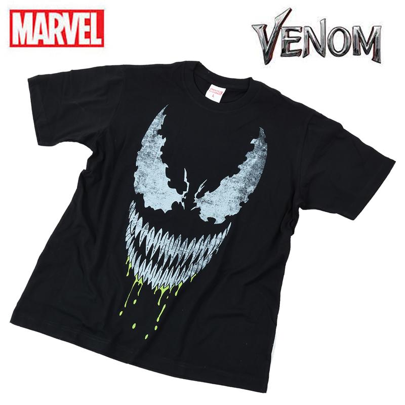 MARVEL ベノム Tシャツ スパイダーマン マーベル 半袖 アメコミ アベンジャーズ VENOM キャラクター グッズ ダンス ペアルック 誕生日プレゼント : EVERSOUL PLUS ...