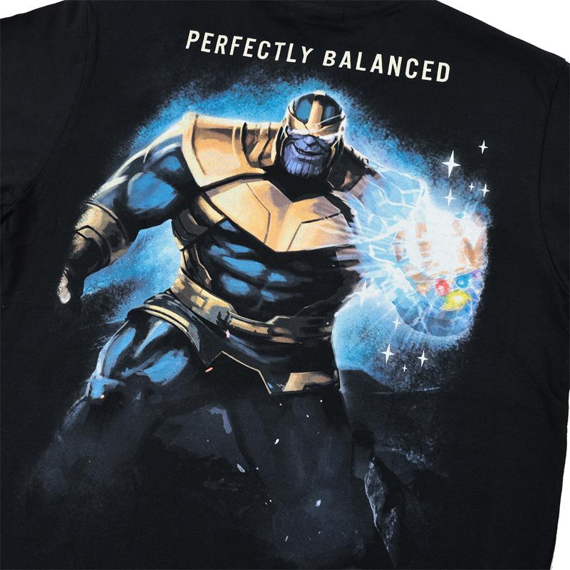 MARVEL（マーベル） THANOS サノス Tシャツ 半袖 プリント キャラクター AVENGERS アベンジャーズ アメコミ tシャツ アイアンマン グッズ メンズ レディース ...