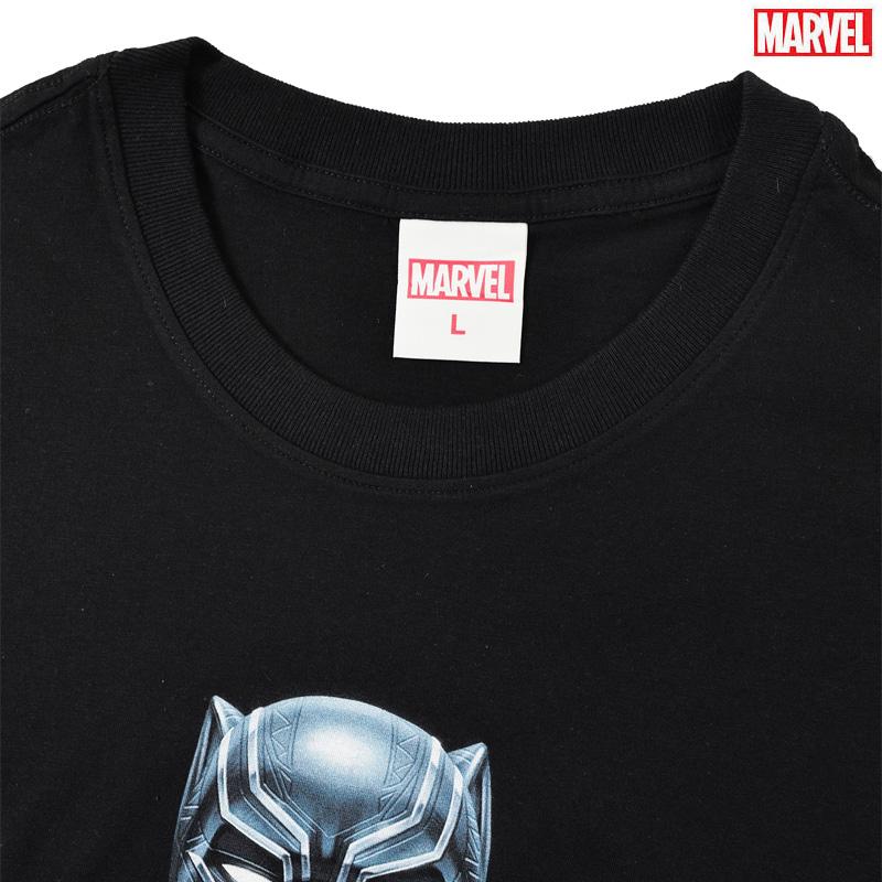 MARVEL ブラックパンサー Tシャツ メンズ 半袖 マーベル レディース WAKANDA スパイダーマン アメコミ キャラクター グッズ ダンス ペアルック 誕生日プレゼント ...