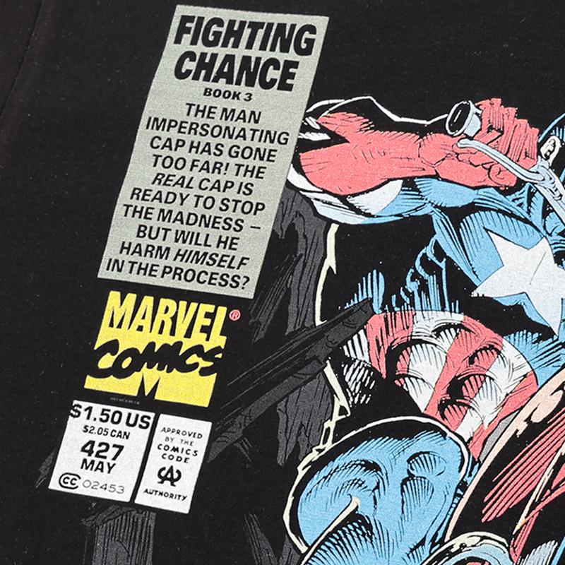 MARVEL キャプテンアメリカ マーベル Tシャツ メンズ 半袖 レディース アベンジャーズ スパイダーマン アメコミ キャラクター グッズ ダンス プレゼント : EVERSOUL ...