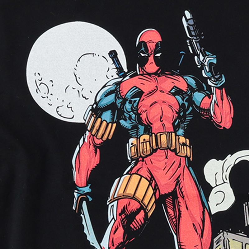 MARVEL デッドプール Tシャツ メンズ 半袖 マーベル レディース DEADPOOL スパイダーマン アメコミ キャラクター グッズ ダンス ペアルック 誕生日プレゼント ...