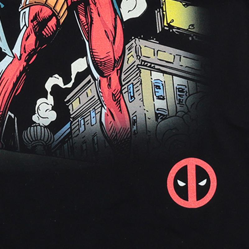 MARVEL デッドプール Tシャツ メンズ 半袖 マーベル レディース DEADPOOL スパイダーマン アメコミ キャラクター グッズ ダンス ペアルック 誕生日プレゼント ...