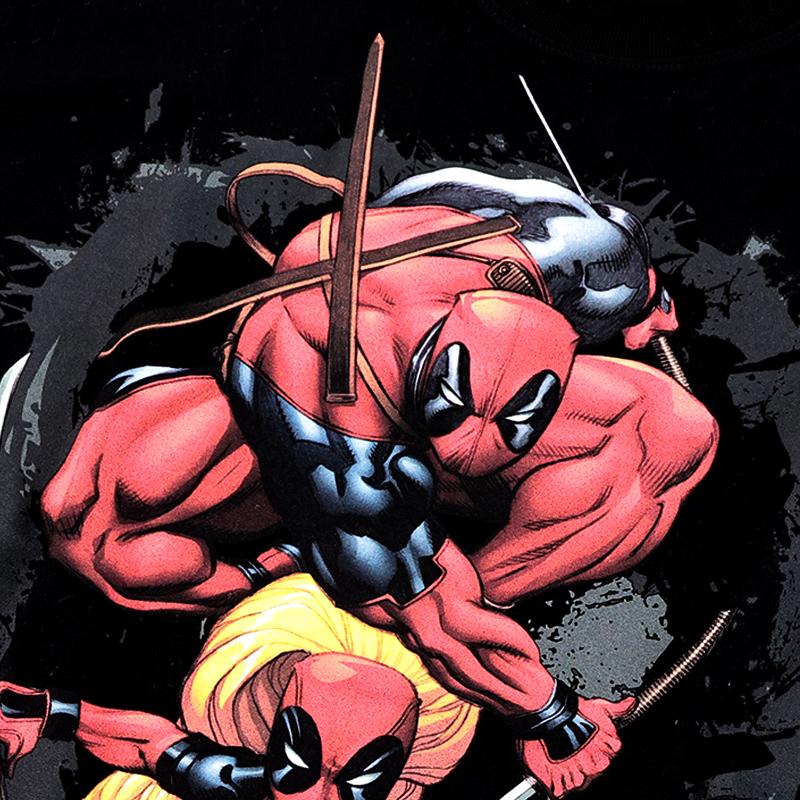 MARVEL（マーベル） Tシャツ 半袖 デッドプール アベンジャーズ スパイダーマン DEADPOOL アメコミ グッズ ギフト ペアルック メンズ 誕生日プレゼント : EVERSOUL ...