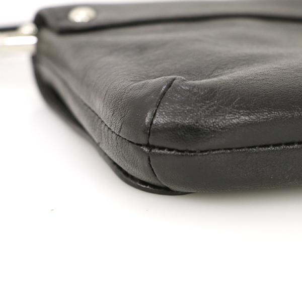 コーチ COACH ブラック レザー クラッチバッグ F45981 2way コーチ COACH ブラック レザー クラッチバッグ F45981 2way