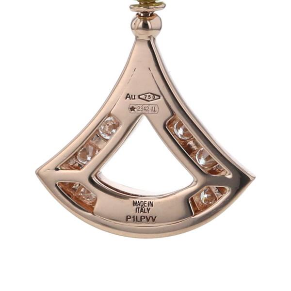 BVLGARI ブルガリ K18PG ピンクゴールド ピアス ルベライト BVLGARI ブルガリ K18PG ピンクゴールド ピアス ルベライト
