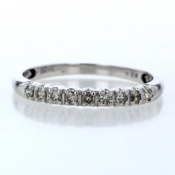 K14WG ホワイトゴールド リング ダイヤモンド 0.20ct ストレート エタニティ 9粒 ライン 指輪 13号【新品仕上済】【el】【中古】 : Everydaygoldrush ...