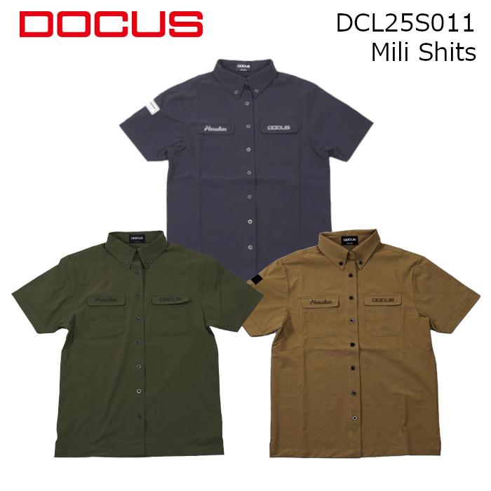 DOCUS ゴルフウェア ドゥーカス ミリタリーシャツ 2025 春夏 レディース カーキ/ネイビー/ベージュ DCL25S011 Mili Shits : Evolvin - 通販 ...
