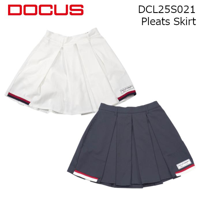 DOCUS ゴルフウェア ドゥーカス プリーツ スカート 2025 春夏 レディース ネイビー/オフホワイト DCL25S021 Pleats Skirt : Evolvin - 通販 ...