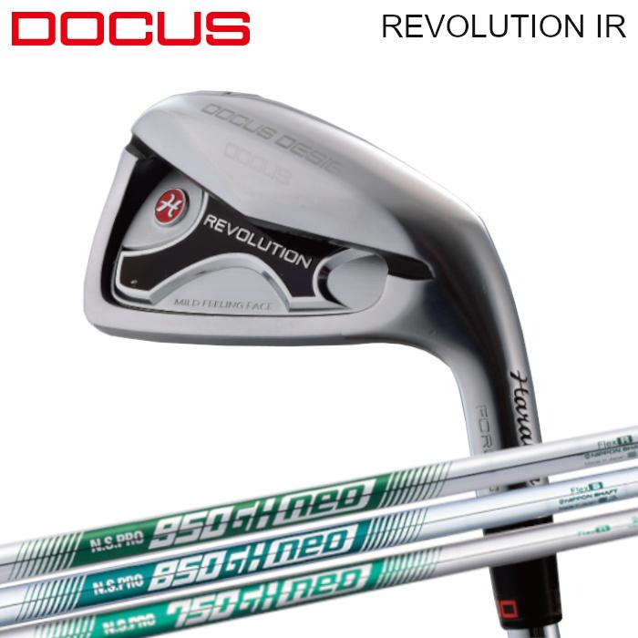 DOCUS ドゥーカス レボリューション アイアン | 日本シャフト NSプロ 950/850/750 GH neo ( #5-P 6本セット ) カスタムクラブ オーダーメイド ...