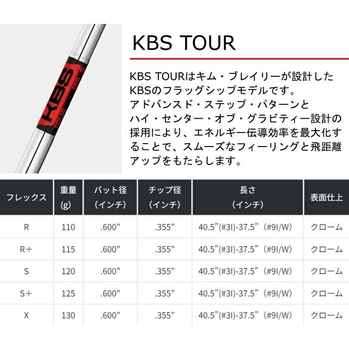 ワオ アイアン RV-555 MB/2PIECES | KBS ツアー 6本セット オーダーメイド カスタムクラブ : Evolvin - 通販 - Yahoo!ショッピング