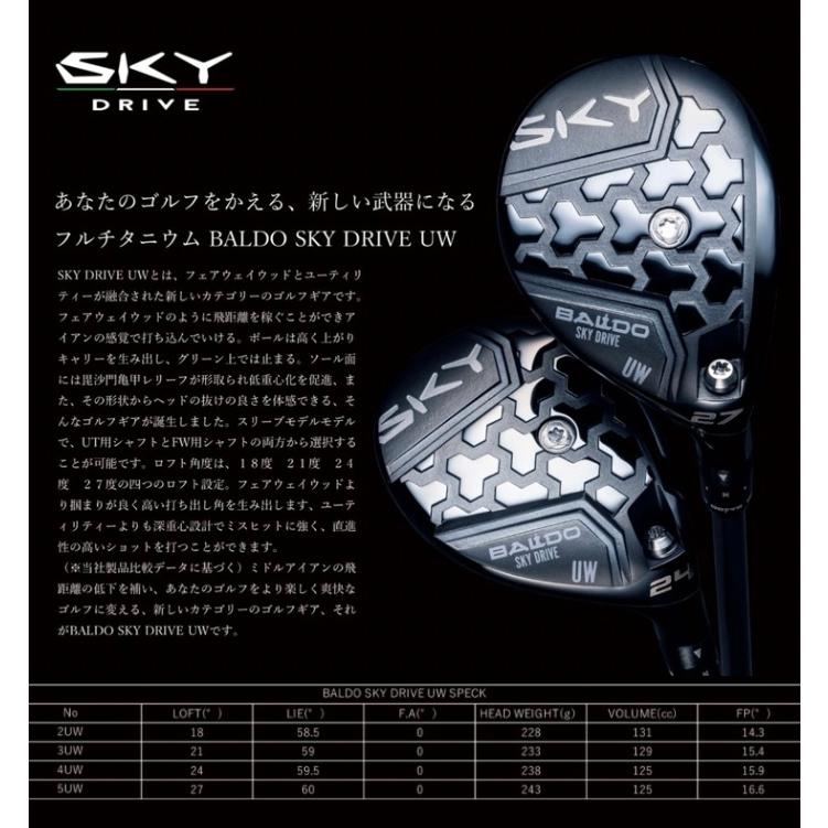 BALDO バルド スカイドライブ UW | USTマミヤ リンク EX HY オーダーメイド カスタムクラブ : Evolvin - 通販 - Yahoo!ショッピング