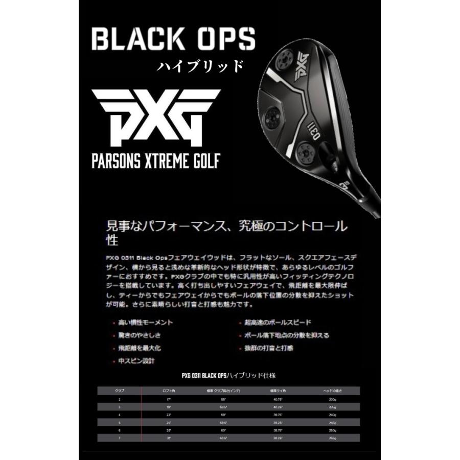PXG 0311 BLACK OPS ユーティリティ | フジクラ MCH オーダーメイド カスタムクラブ : ut-pxgblackops-mch : Evolvin - 通販 ...